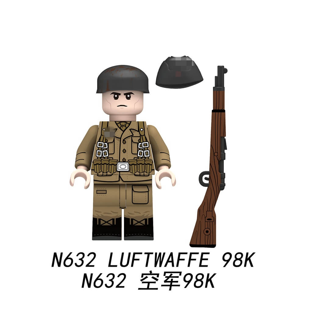 N629-N632 LUFTWAFFE Minifigs – INGBRICKS